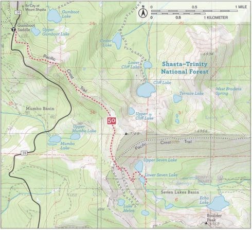 Hiking Seven Lakes Basin via the Pacific Crest Trail: Lakes and Vistas ...