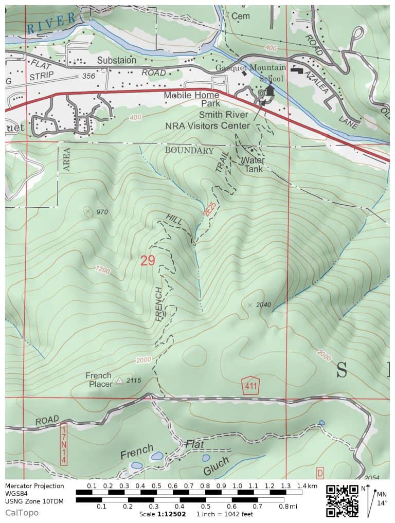 Hiking the French Hill Trail in the Smith River National Recreation ...