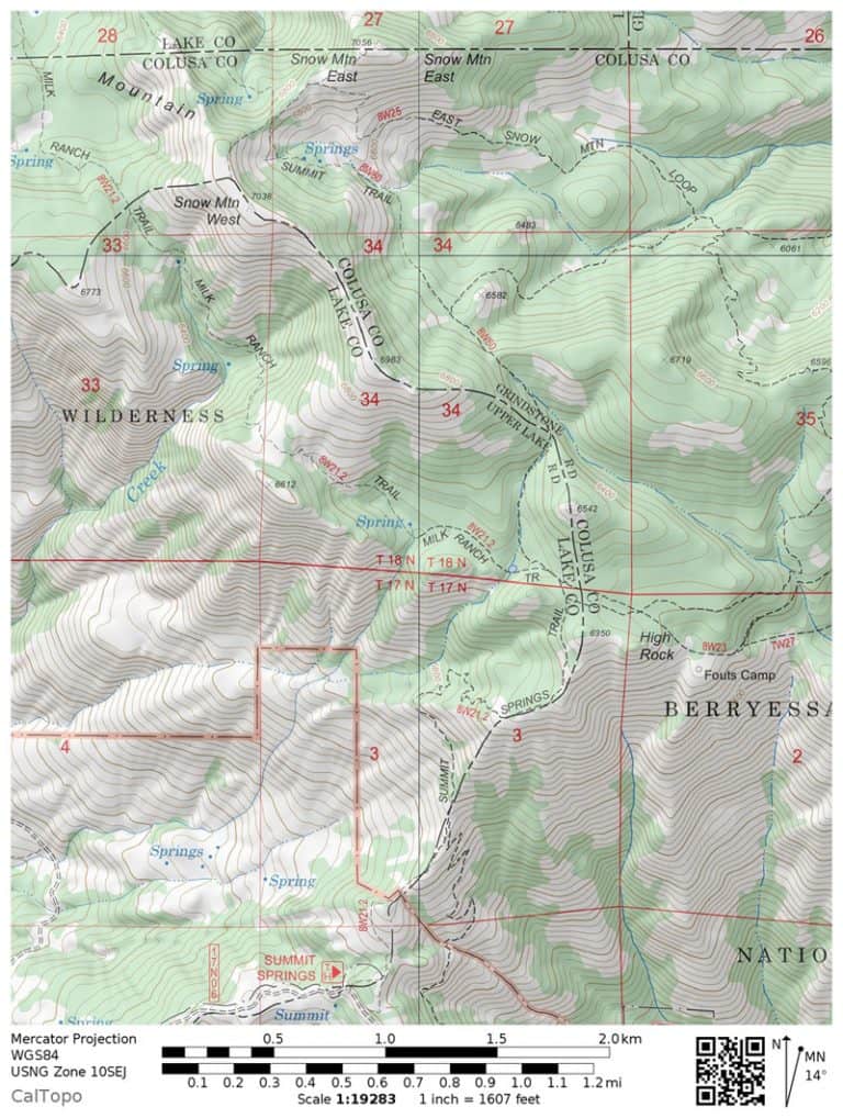 Hiking Secluded Snow Mountain Wilderness Summits, California - Northern ...