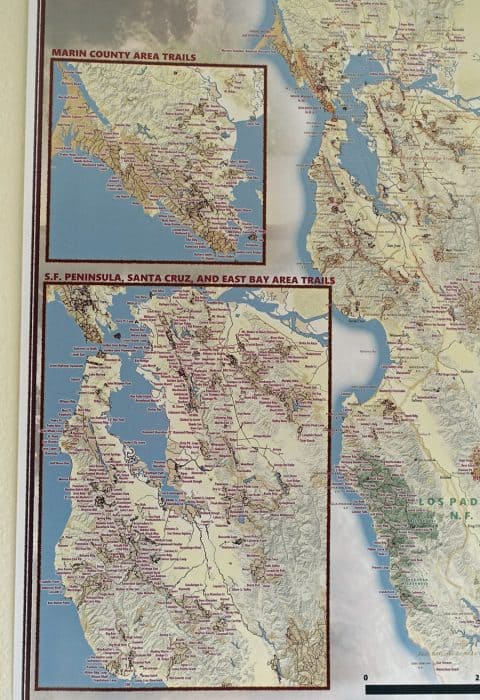 California Hiking Map Review: Northern California - Northern California ...