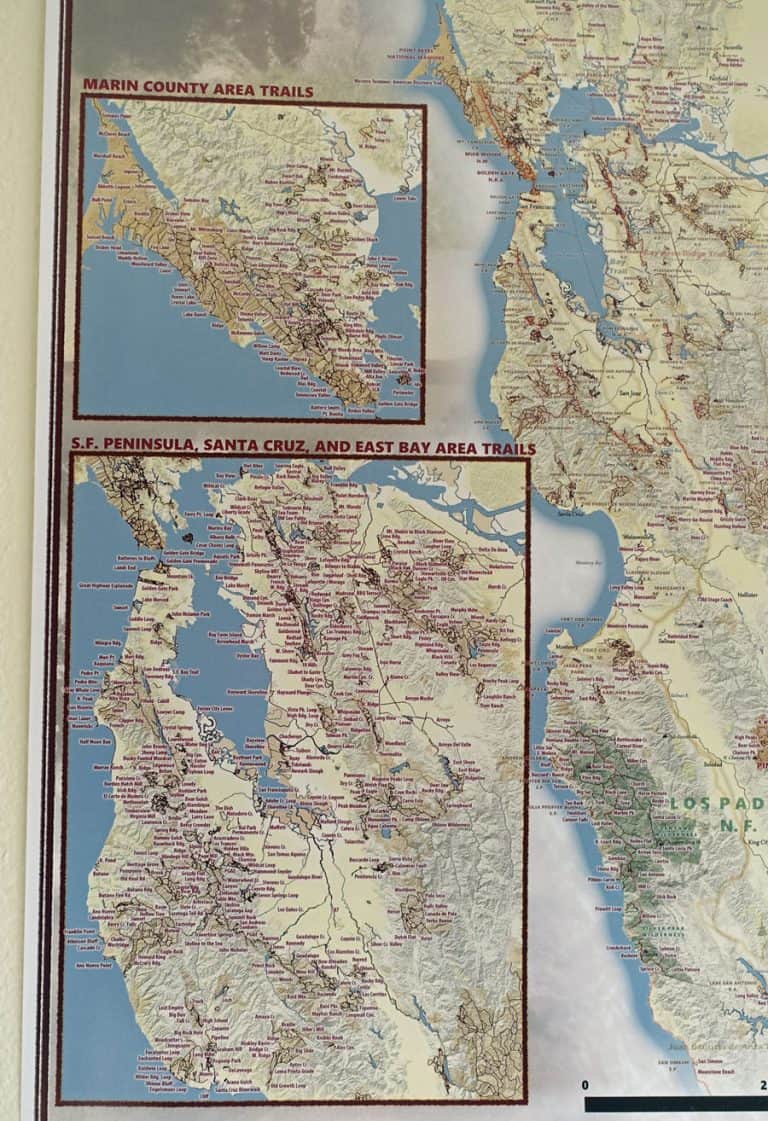 California Hiking Map Review: Northern California - Northern California ...