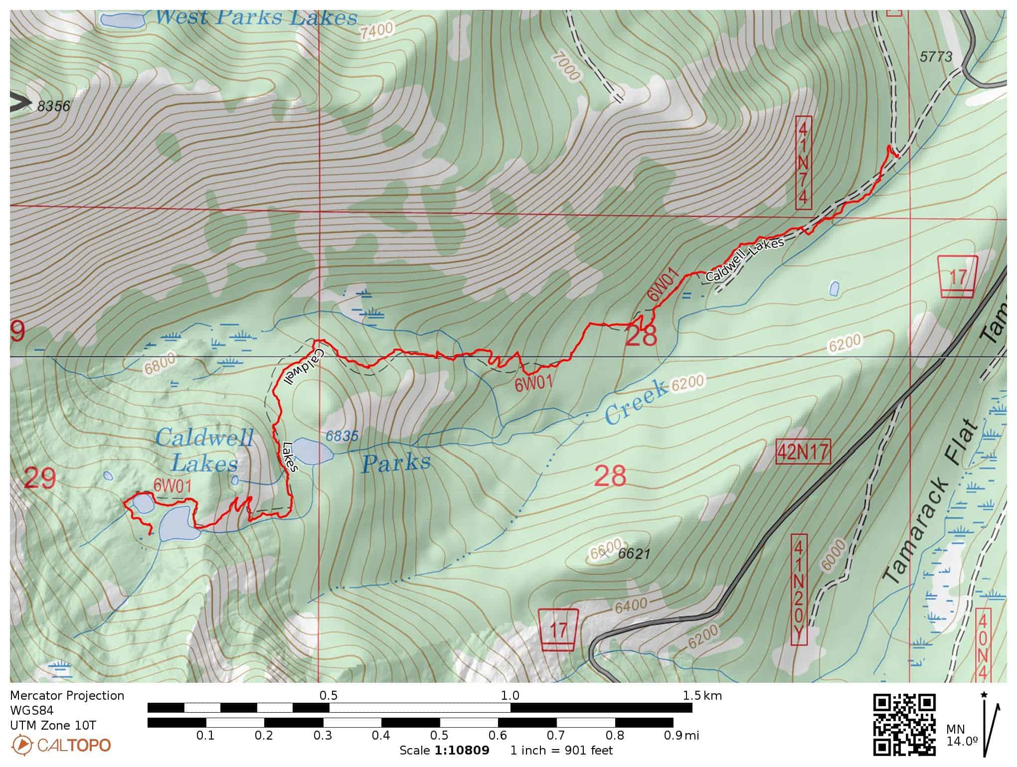 Hiking the Caldwell Lakes along Parks Creek - Northern California ...